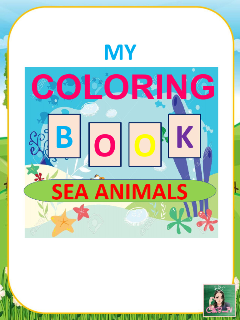 Coloring Book-Sea Animals | PDF