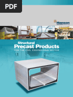 Humes Box Culvert Specifications Guide | PDF | Precast Concrete | Concrete