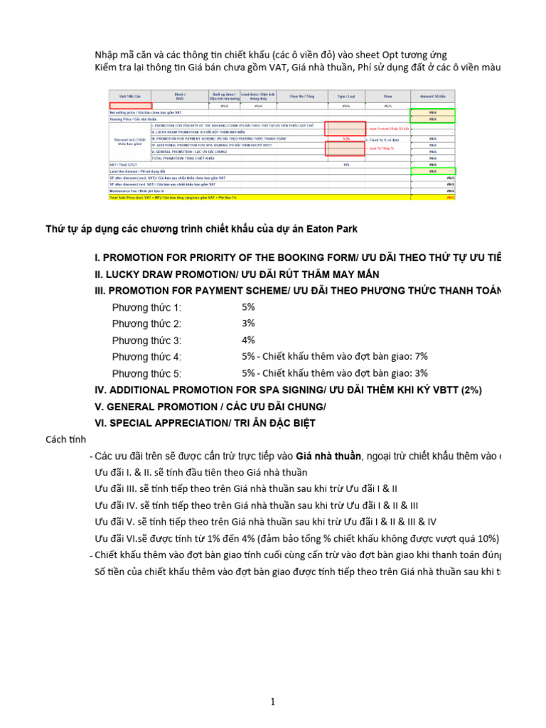 EP - Cách Tính CTKM (Event 18may) - Valid To 25may | PDF