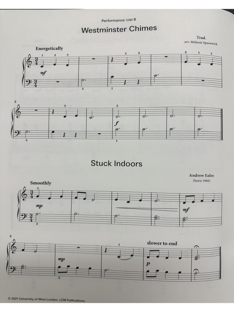 Pre Prep Piano LCM Grade | PDF