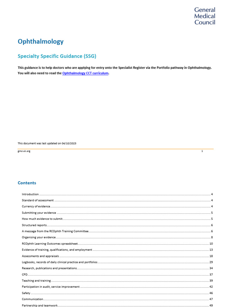 SAT SSG Ophthalmology KSE PDF 103434336 | PDF | Human Eye | Ophthalmology