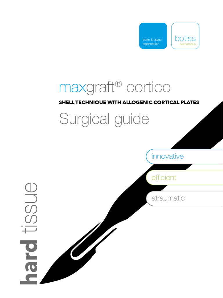 Botiss Maxgraft Cortico SurgicalGuide EN | PDF | Dental Implant | Bone