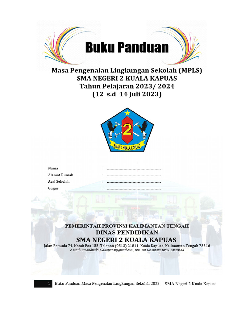 Buku Panduan MPLS 2022@ | PDF