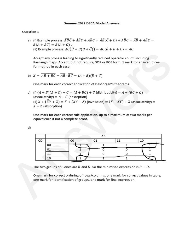 ELEC40003 DECA Solutions | PDF | Computing | Computer Science
