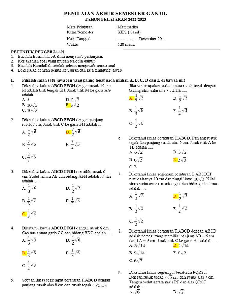 Matematika 12 TBSM | PDF | Metode & Bahan Ajar | Sains & Matematika