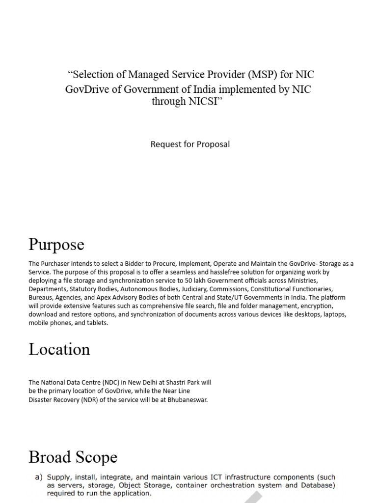 Selection of Managed Service Provider ( | PDF | Software | Android ...