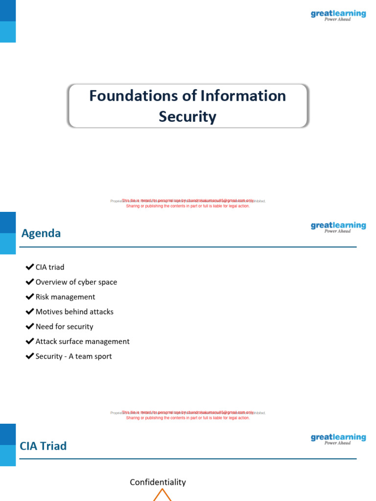 Fundamentals of Information Security | PDF | Security | Computer Security
