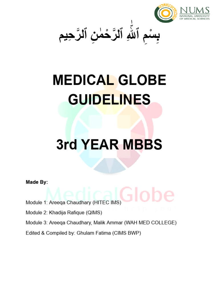 Forensic (N) 3rd Year Medglobe Guidelines | PDF | Wound | Firearms