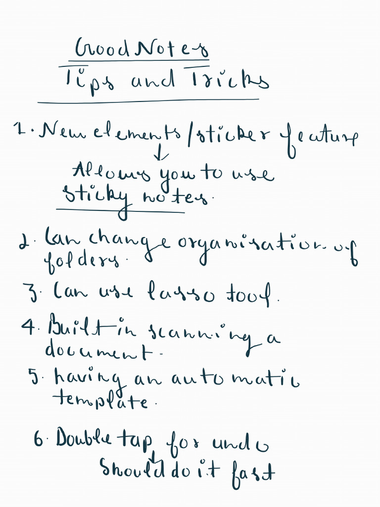 Good Notes | PDF