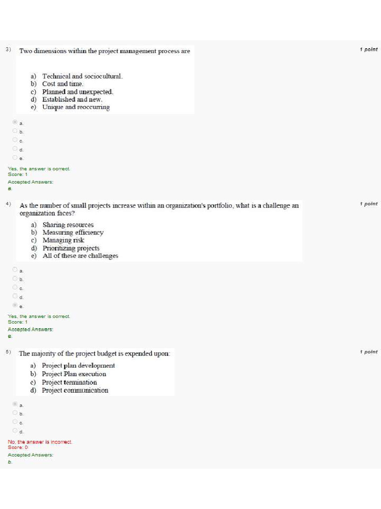 Assignment 1 NPTEL Project Management | PDF