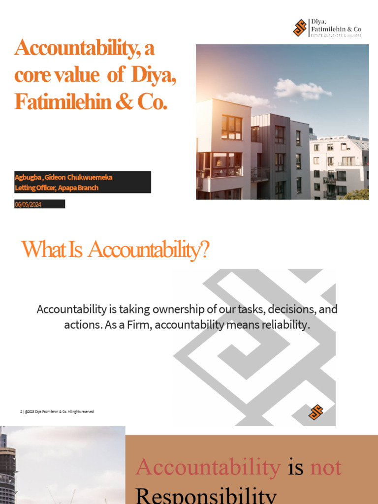 Accountability as a Core Value | PDF | Accountability | Cognition