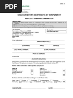 DMRE 374 SM Application Form For Acceptance | PDF | Occupational Safety ...