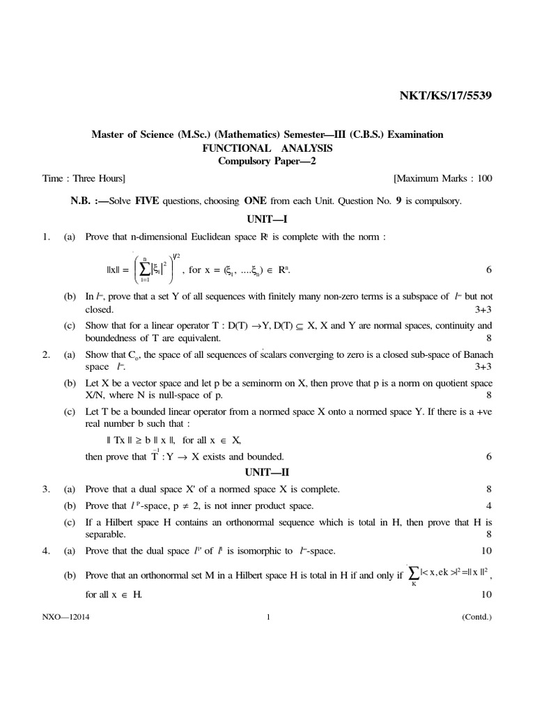5539 | PDF | Hilbert Space | Linear Map