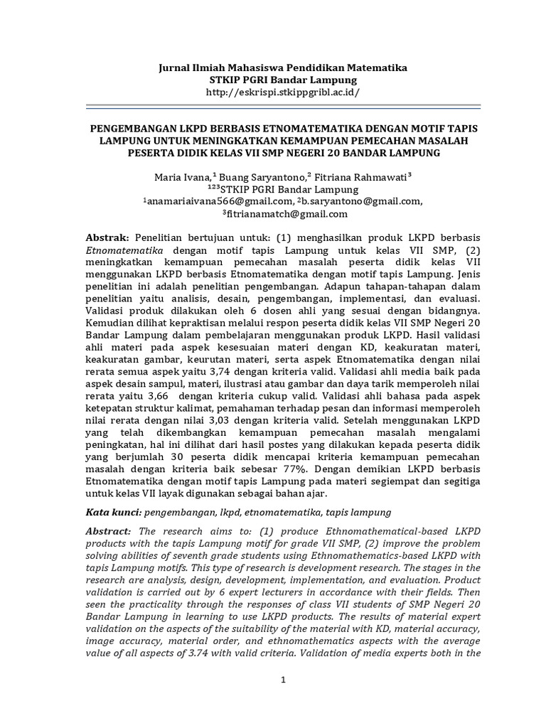 Jurnal Maria Ivana 17130043 | PDF