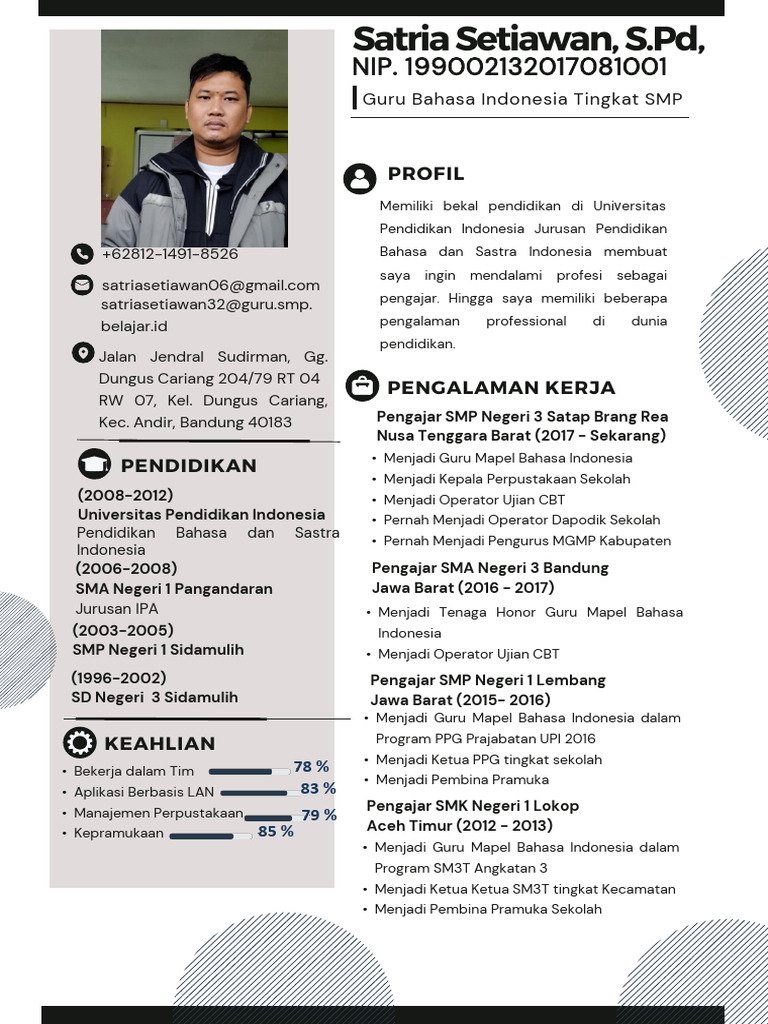 Resume Satria | PDF