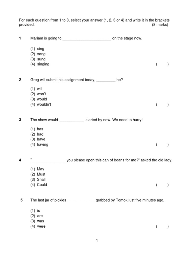PSLE Foundation English 2022 Paper 2 Booklet A | PDF
