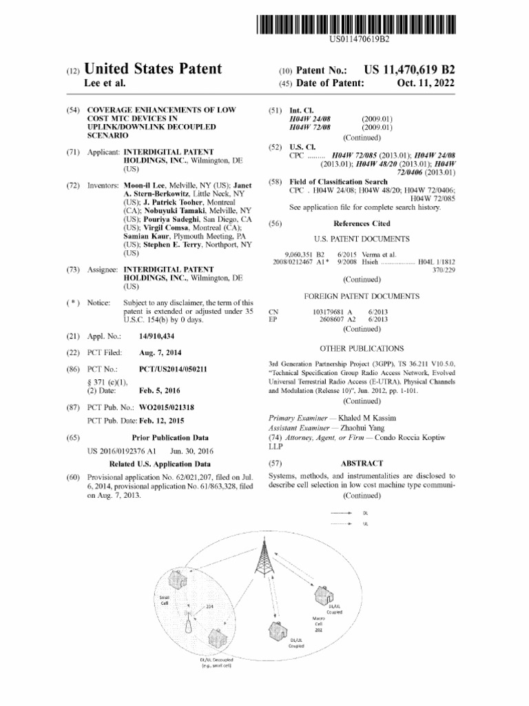 US11470619 | PDF | Channel Access Method | High Speed Packet Access