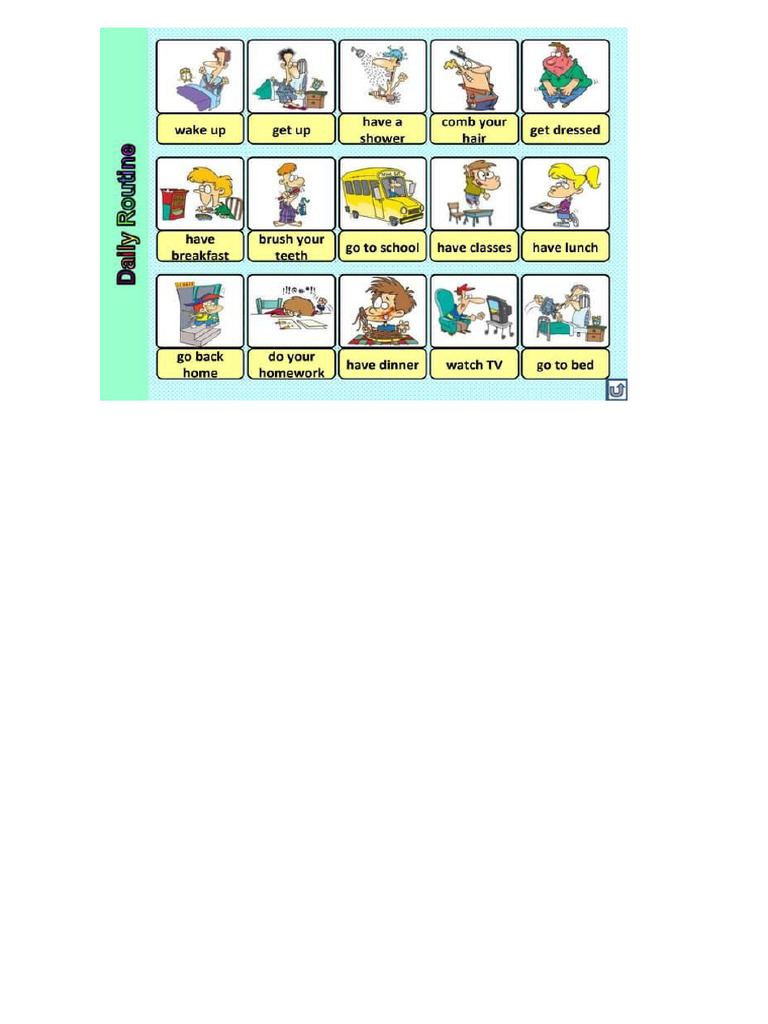 Daily Routines New | PDF