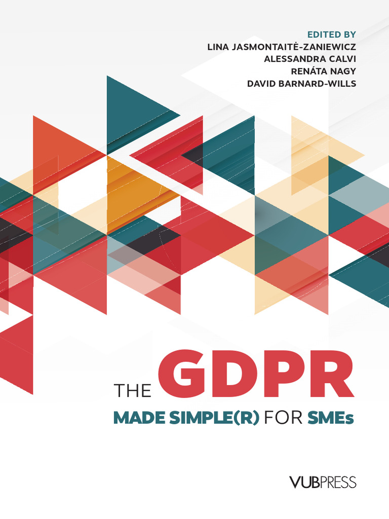 THE GDPR Made Simple (R) For SMEs | PDF | Small And Medium Sized ...