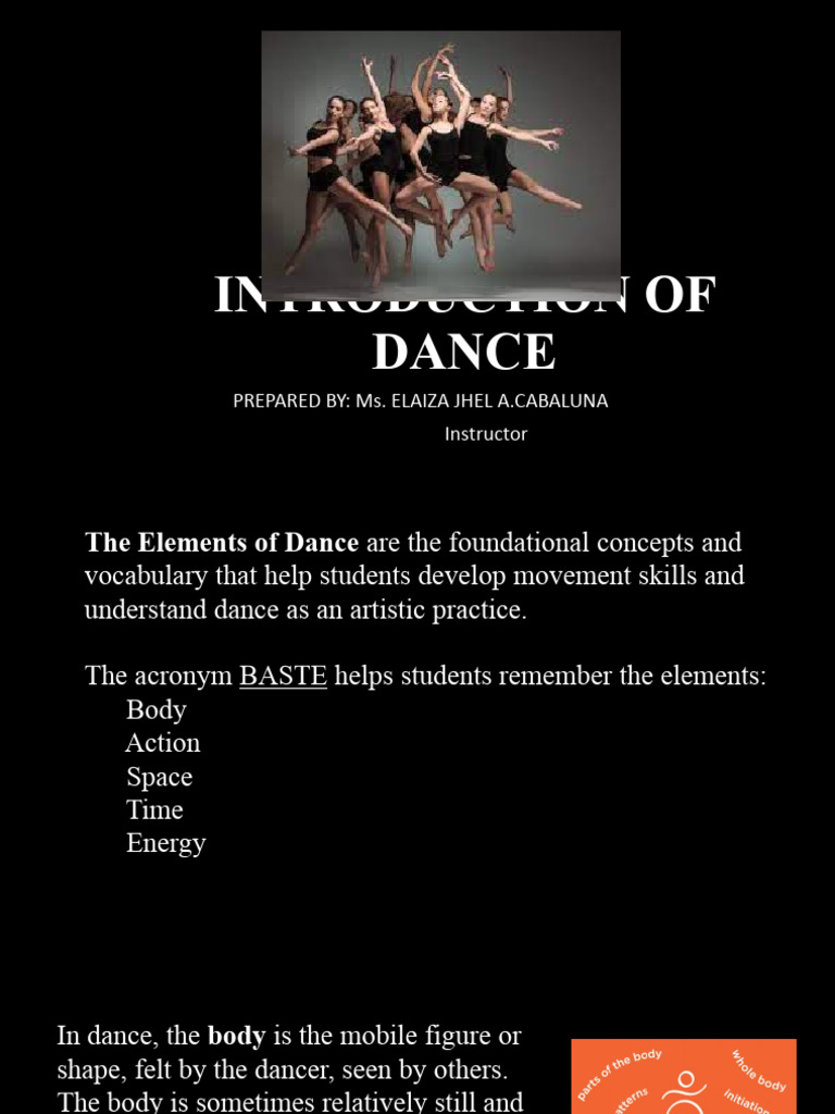 Elements of Dance Explained | PDF | Dances | Rhythm