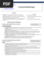 Adnoc CV Template | PDF