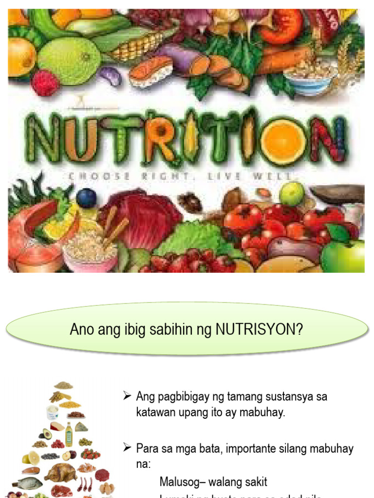 Nutrisyon | PDF