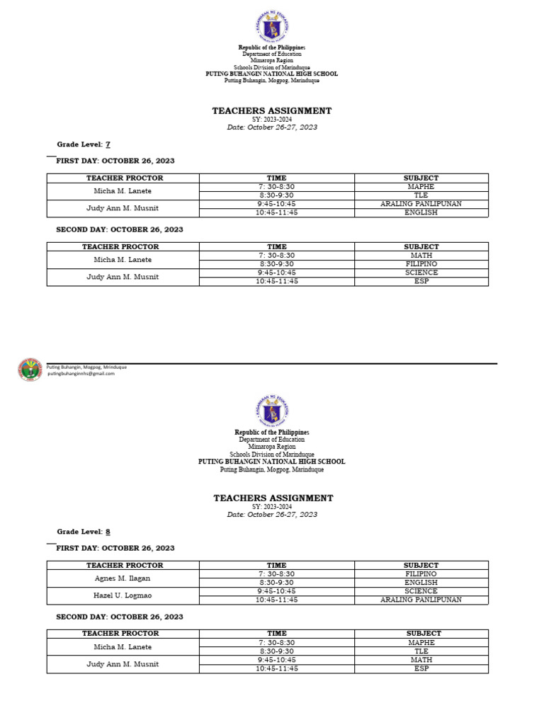 TEACHERS ASSIGNMENT | PDF | Government Related Organizations | Government