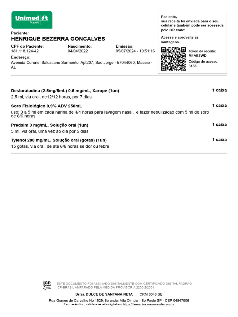 PrescricaoX Amz Algorithm A | PDF