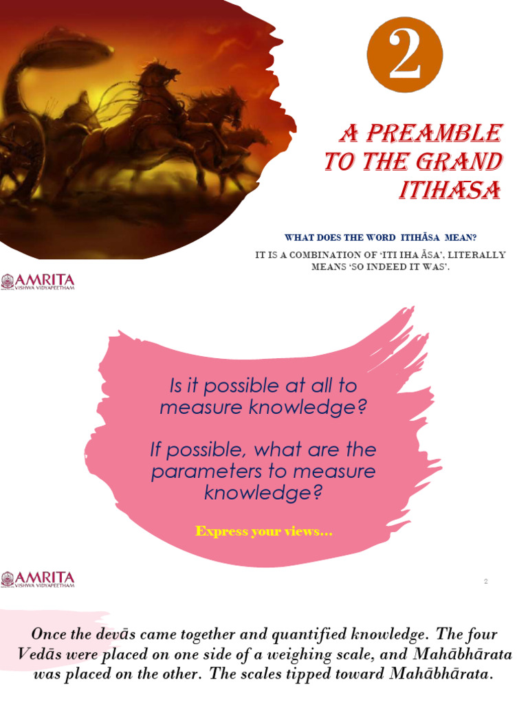 Understanding Itihāsa and Mahābhārata | PDF | Indian Religions | Hindu ...
