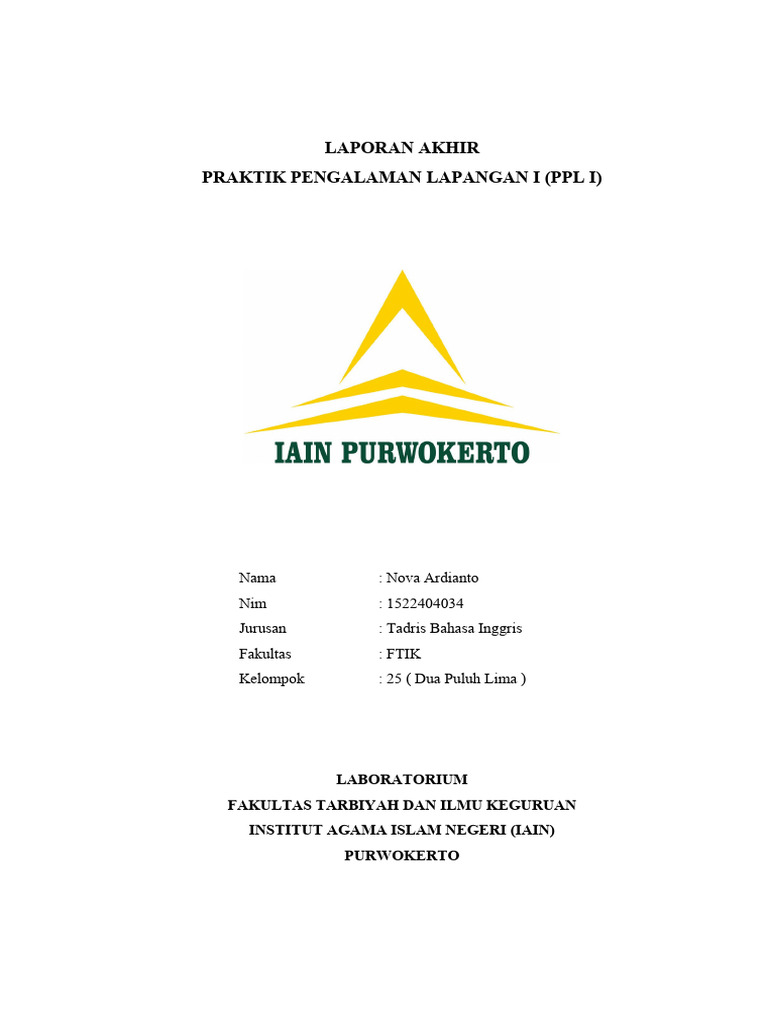 COVER PPL 1 GW | PDF | Karier & Perkembangan