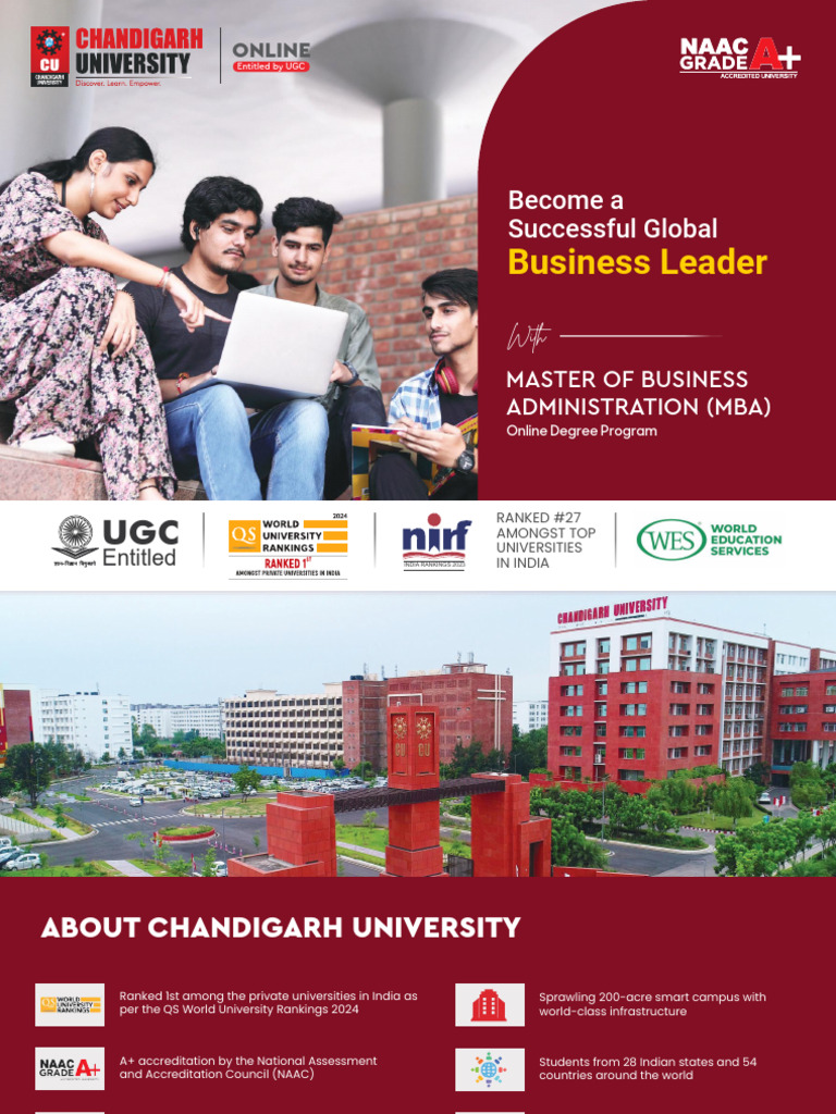 MBA - Brochure New Updated | PDF | Master Of Business Administration ...