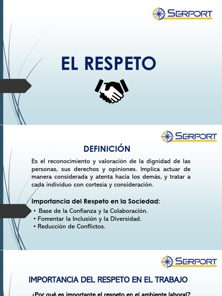 Importancia del Respeto en el Trabajo | PDF | Relaciones personales ...