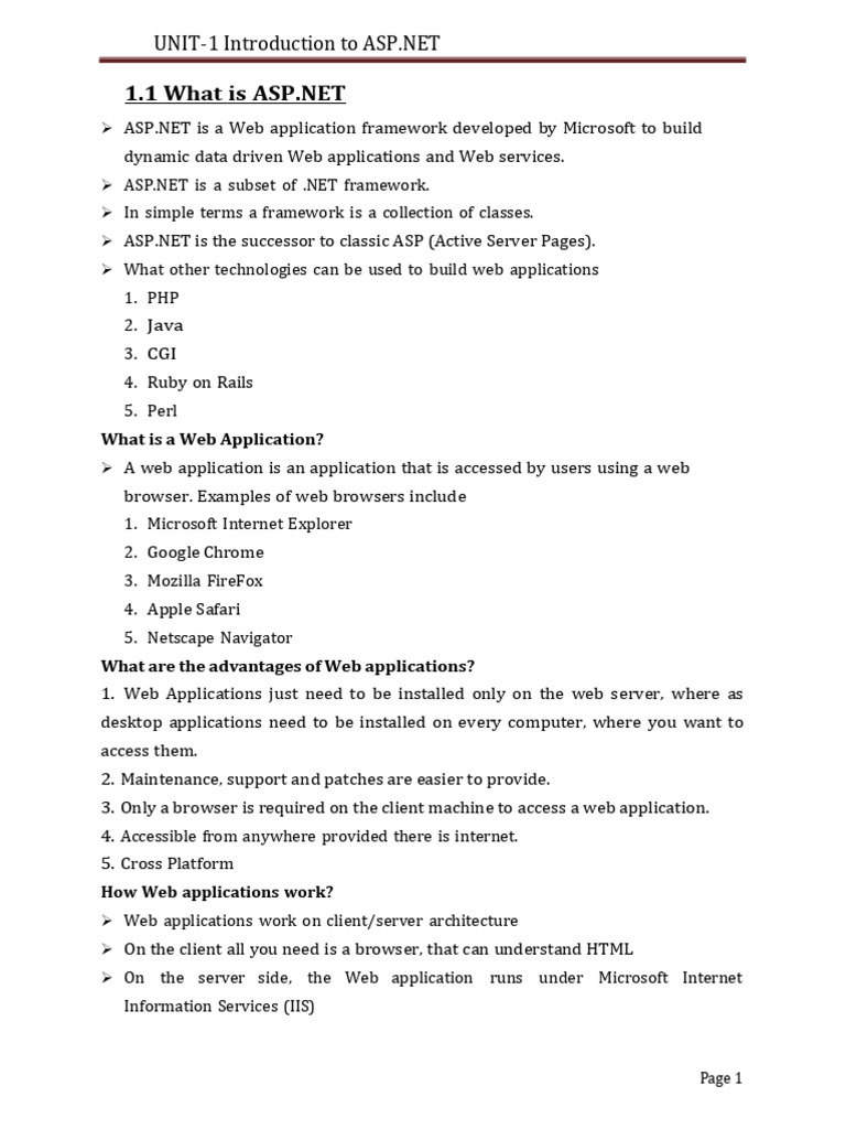 Unit 1 | PDF | World Wide Web | Internet & Web