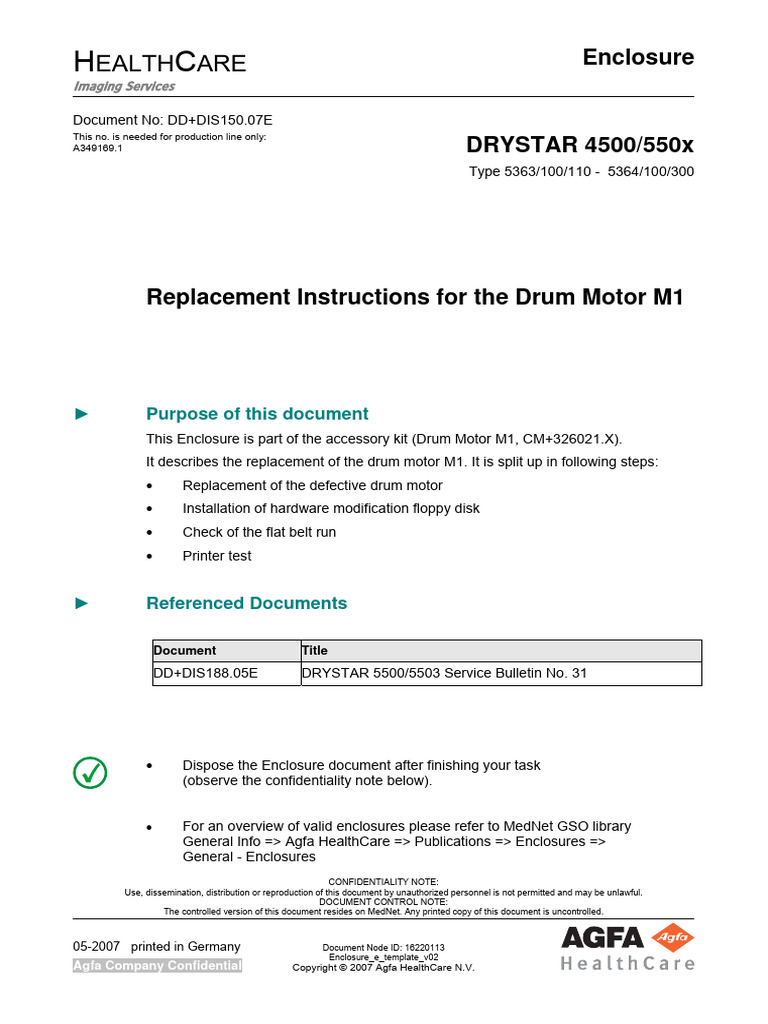 Dd+dis150.07 e Enclosure Drummotor | PDF | Belt (Mechanical ...