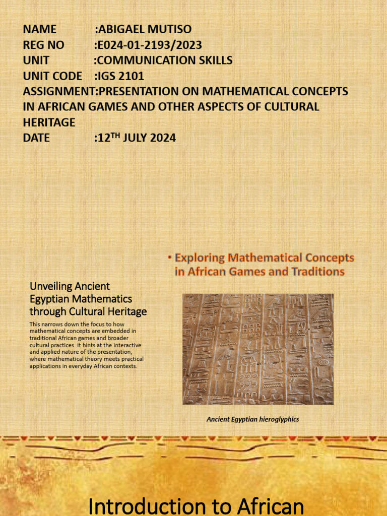 African Games and Ancient Math Insights | PDF | Mathematics | Geometry