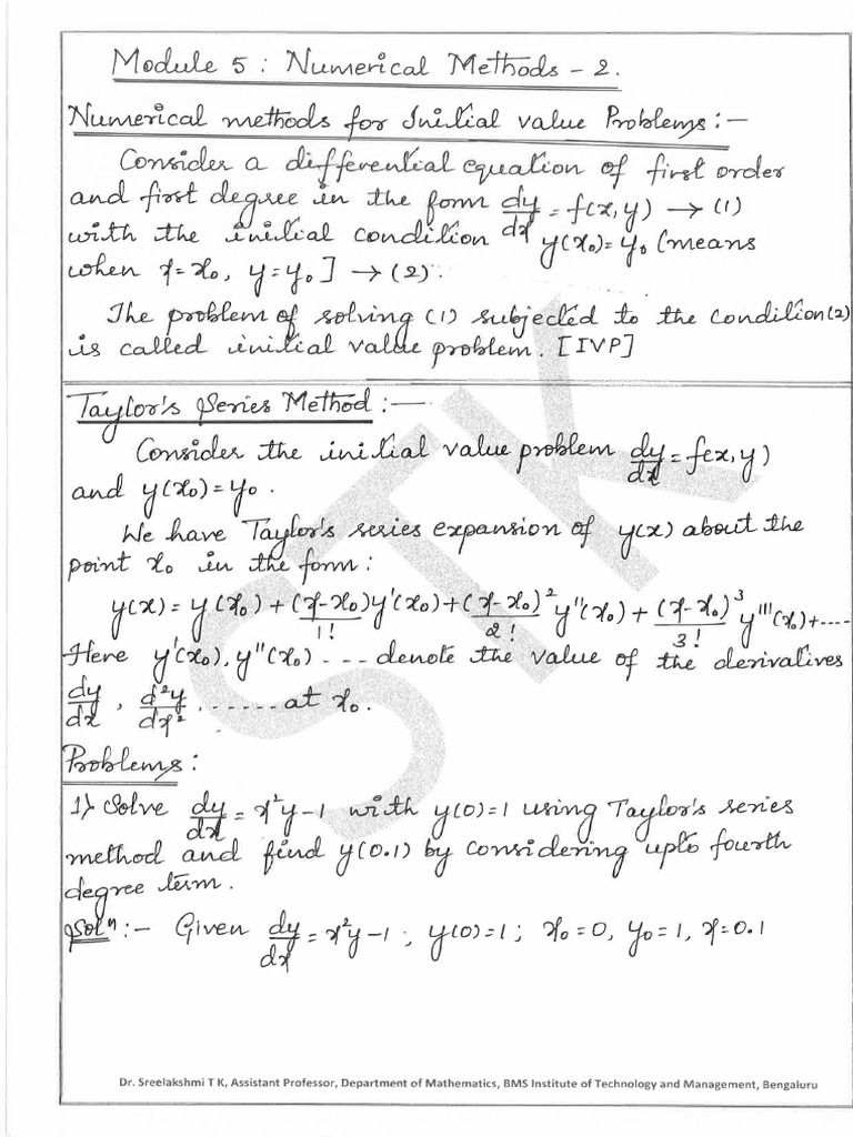 5 Numerical Methods 2 | PDF