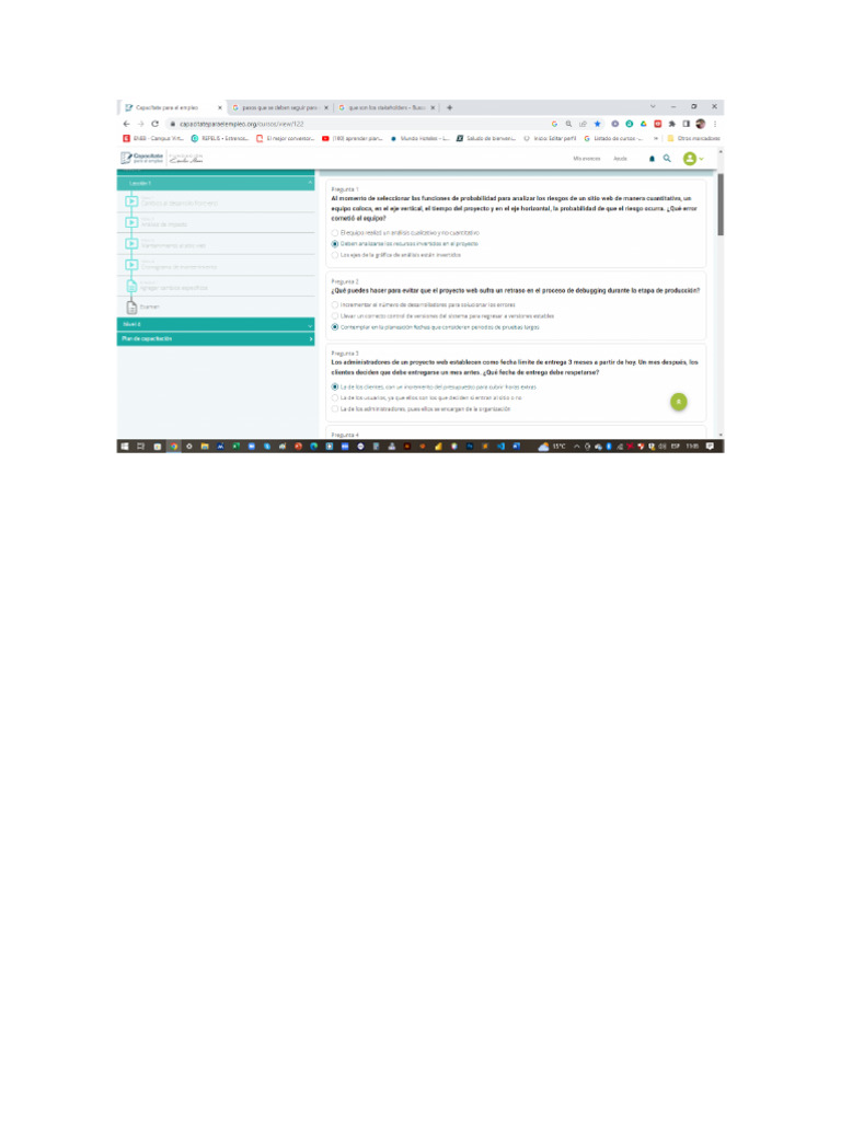 Respuestas Evaluación 7 | PDF | Aplicación movil | Software de la ...