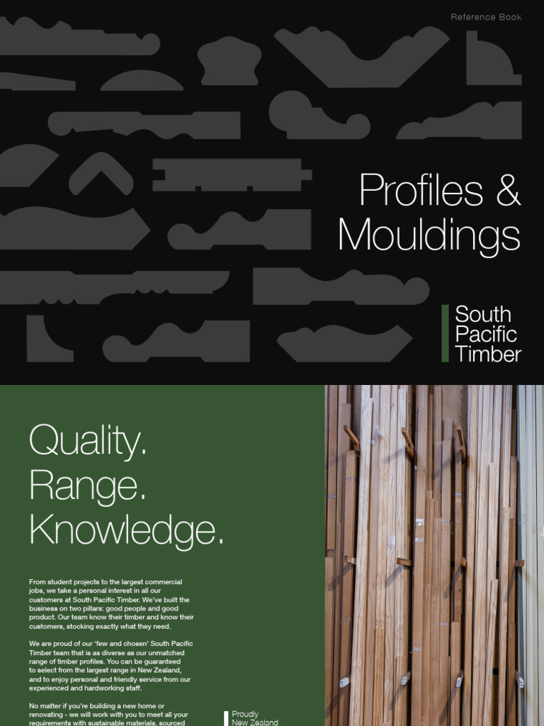 Timber Profiles & Mouldings Guide | PDF | Lumber | Architectural Design