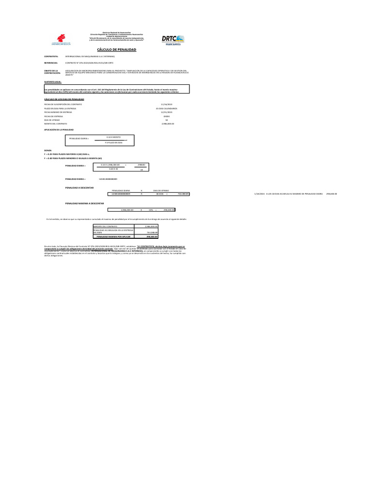 PENALIDAD | PDF