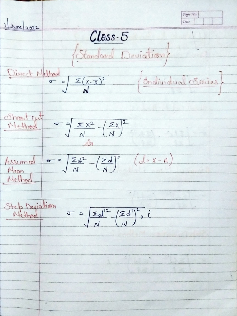 Statistical Analysis and Calculations Guide | PDF