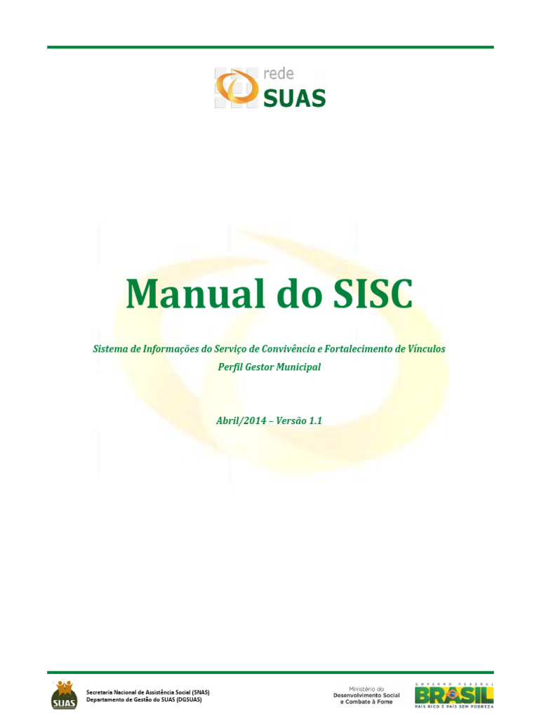 Manual Do Sisc | PDF | Language Arts & Discipline | Foreign Language ...