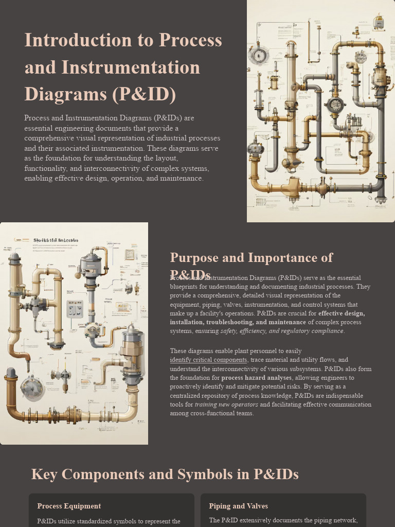 Process and Instrumentation Diagrams | PDF | Instrumentation | Valve