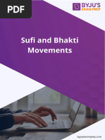 Bhakti Sufi Traditions Detailed Notes | PDF