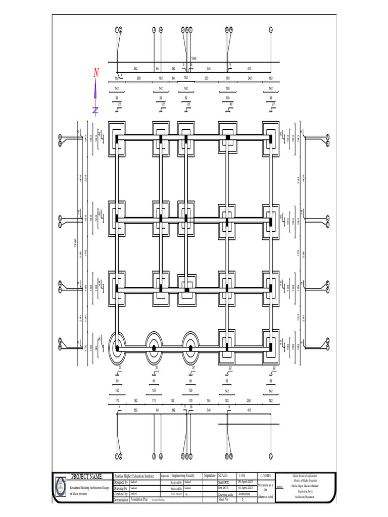 5 Foundation Plan | PDF | Engineering
