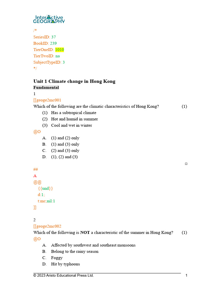 E2 4 MC Eng | PDF | Greenhouse Effect | Greenhouse Gas