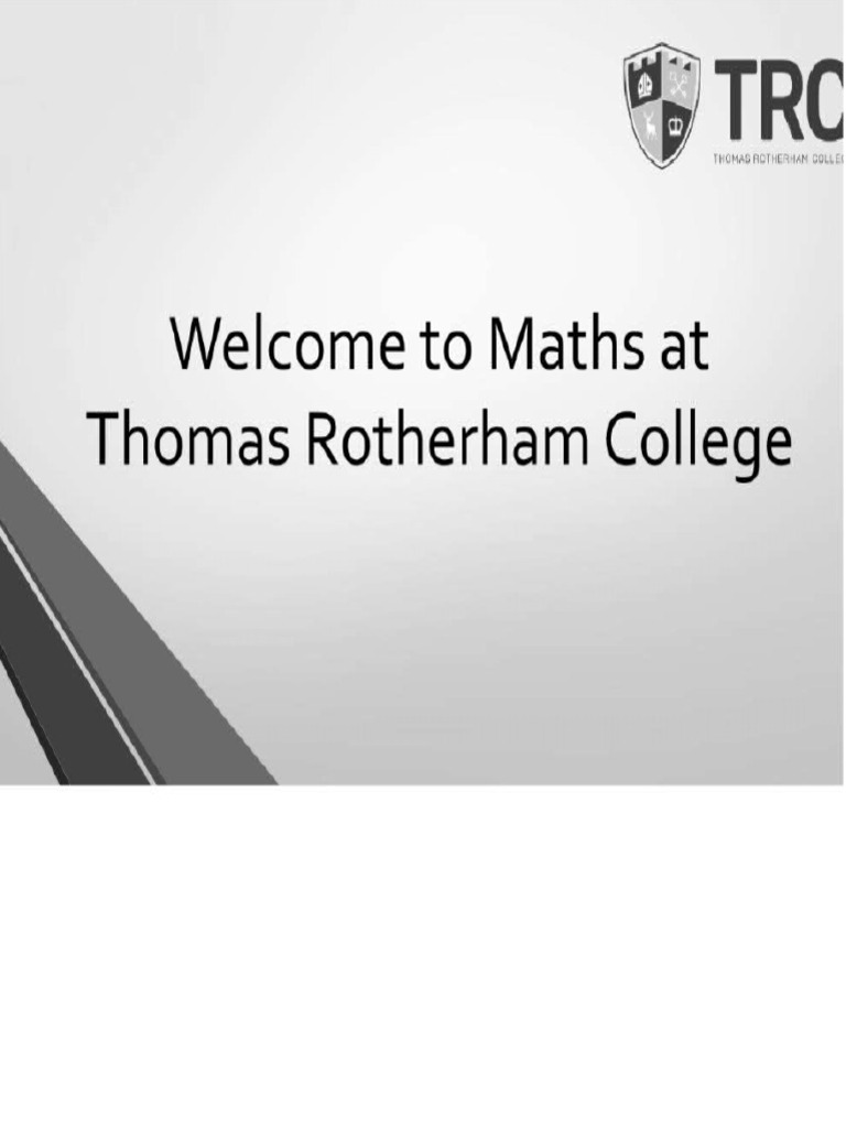 Y12 A Level Maths Induction Information | PDF | Business | Computers