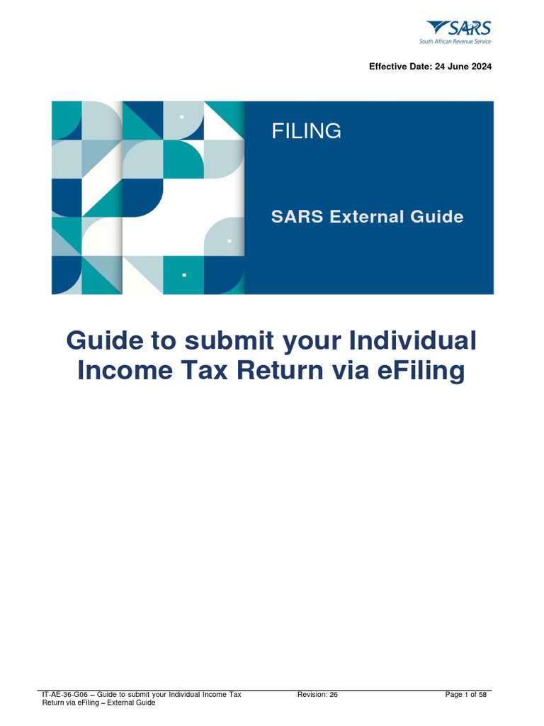 IT AE 36 G06 Guide To Submit Your Individual Income Tax Return Via ...