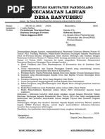 Surat Pelaporan Pak Bejo | PDF