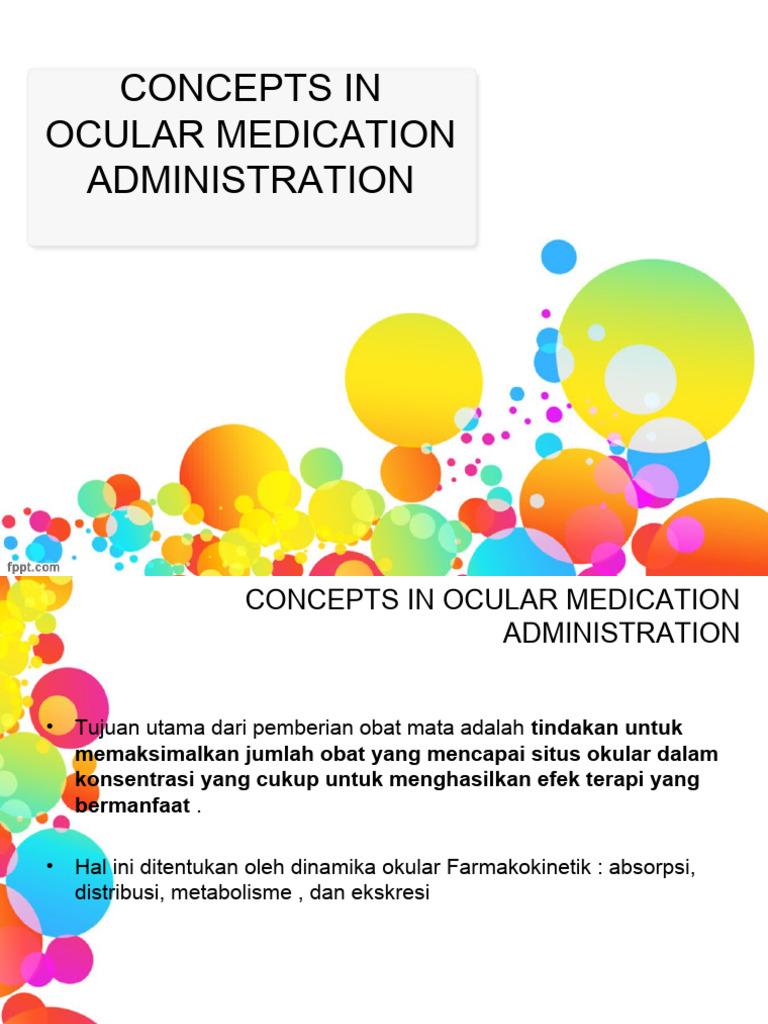 5. Concept in Ocular Medication Administration | PDF