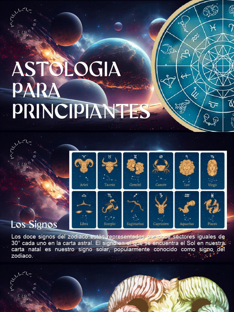 Astrologia para Principiantes Los Signos | PDF | Zodíaco | Horóscopo